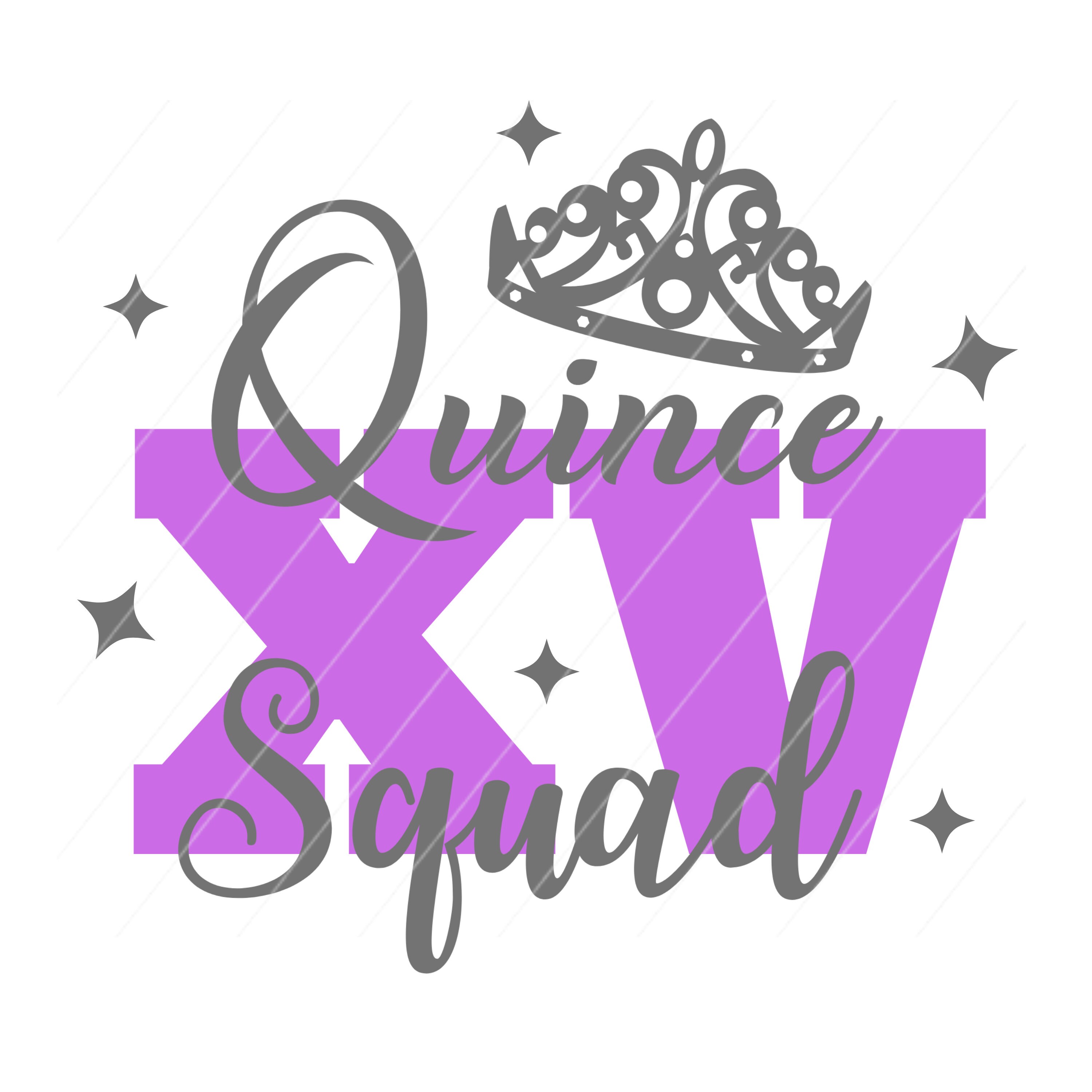 Crown Xv Squad Svg Design - Etsy