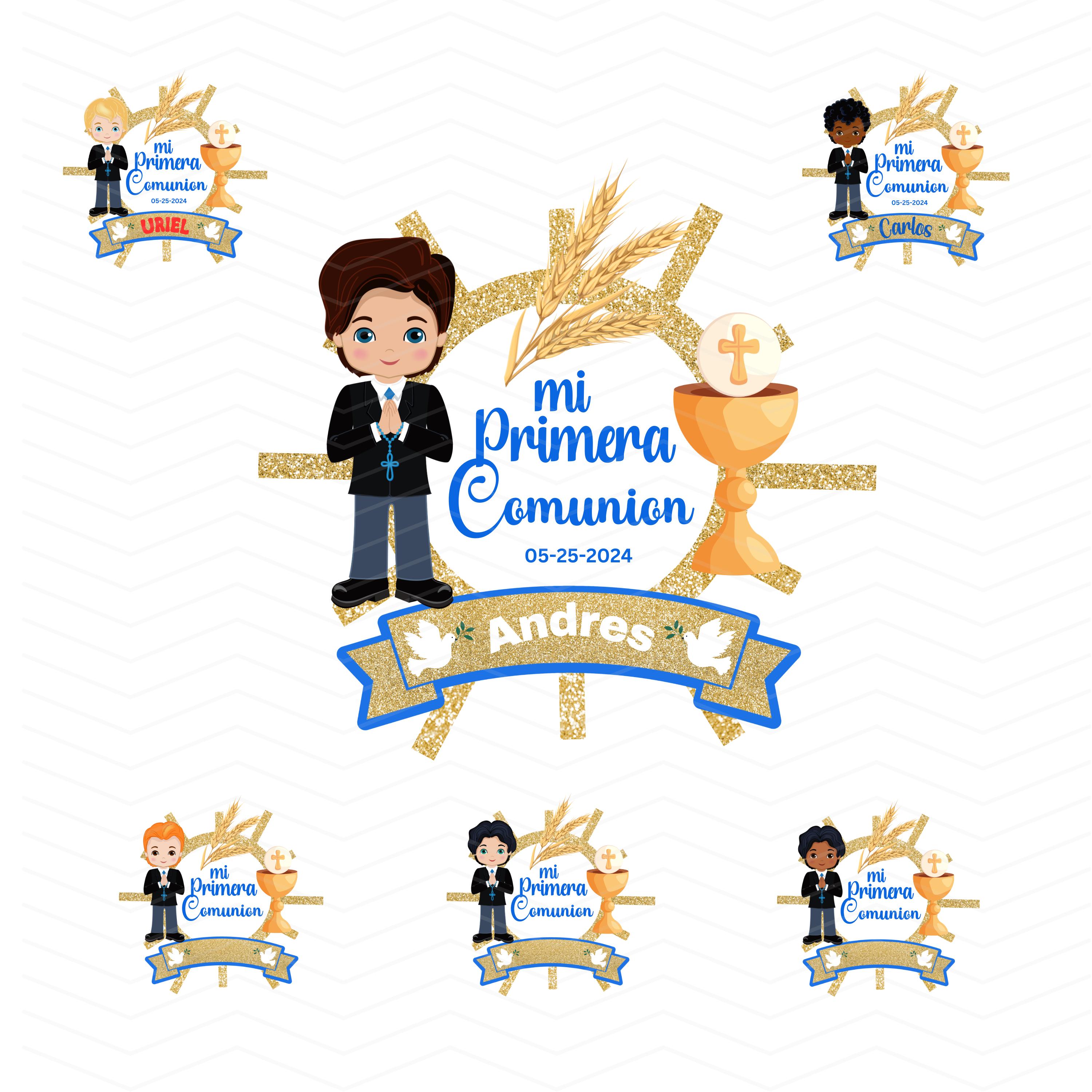 Mi Primera Comunion Boy Png Digital Design - Etsy