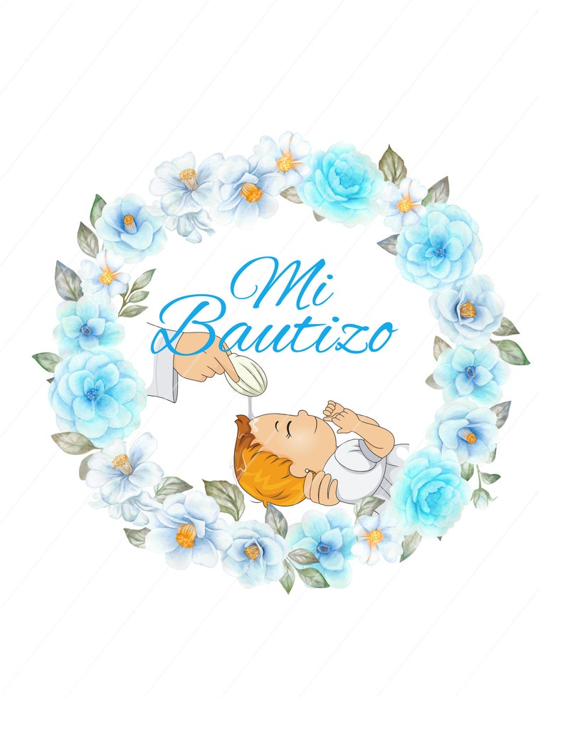 Mi Bautizo Png Digital Download Circles - Etsy