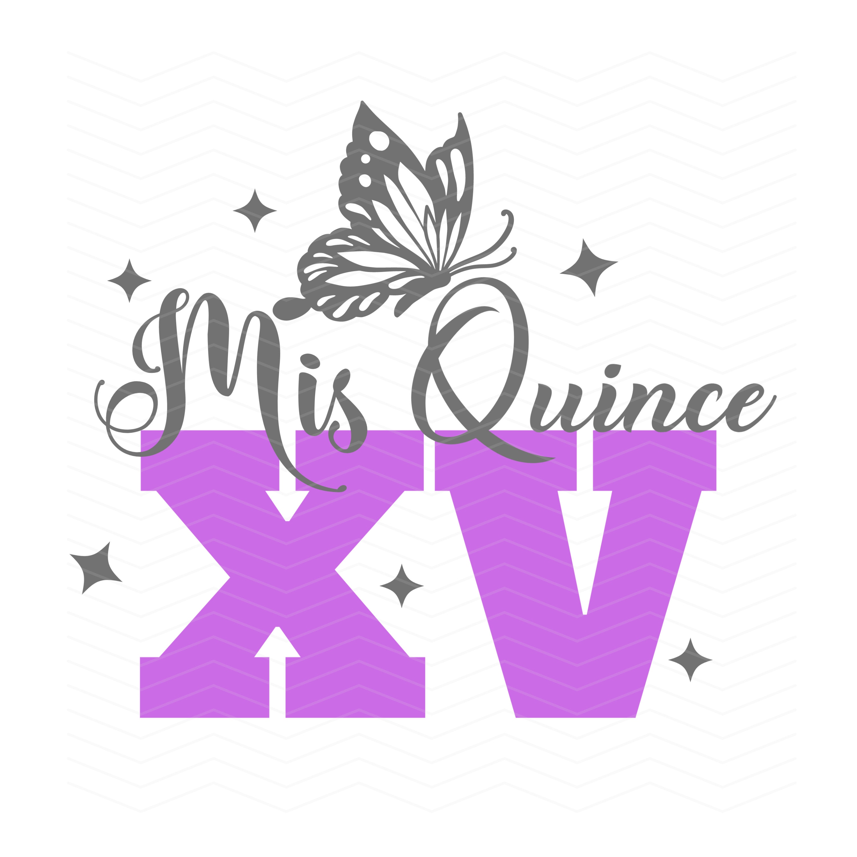 Mis Xv Butterfly Svg Design - Etsy
