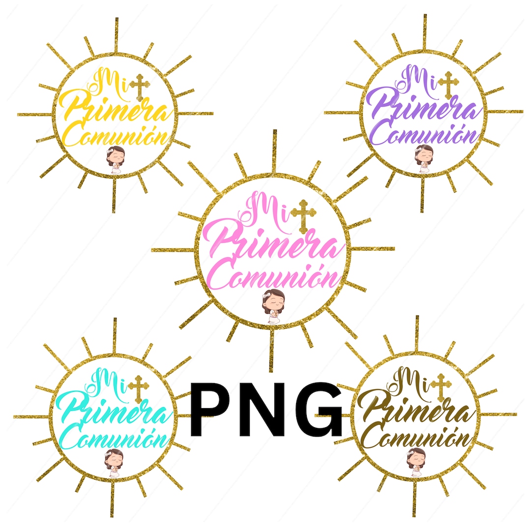 Mi Primera Comunion Png Digital Design - Etsy