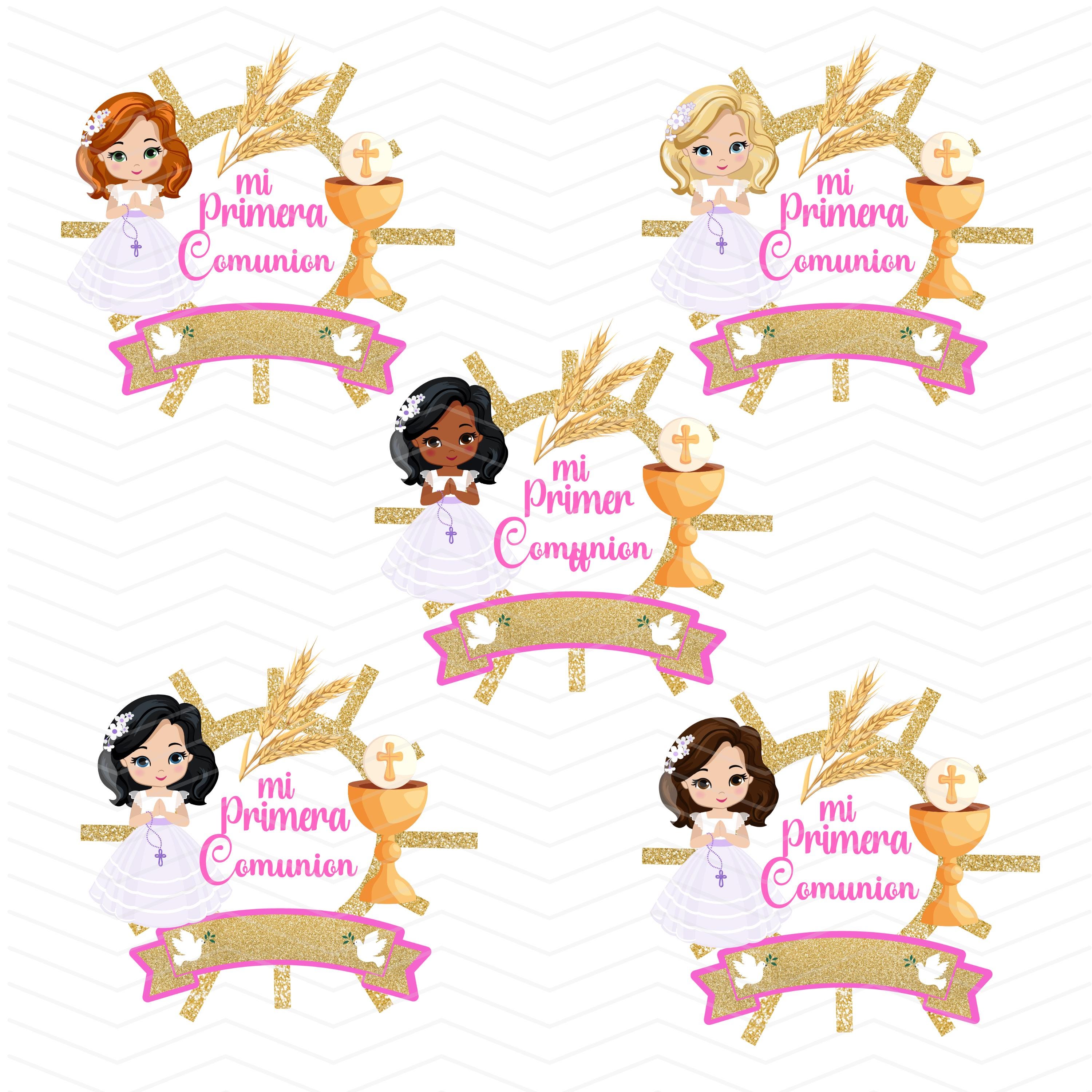 Mi Primera Comunion Girl Png Digital Design - Etsy