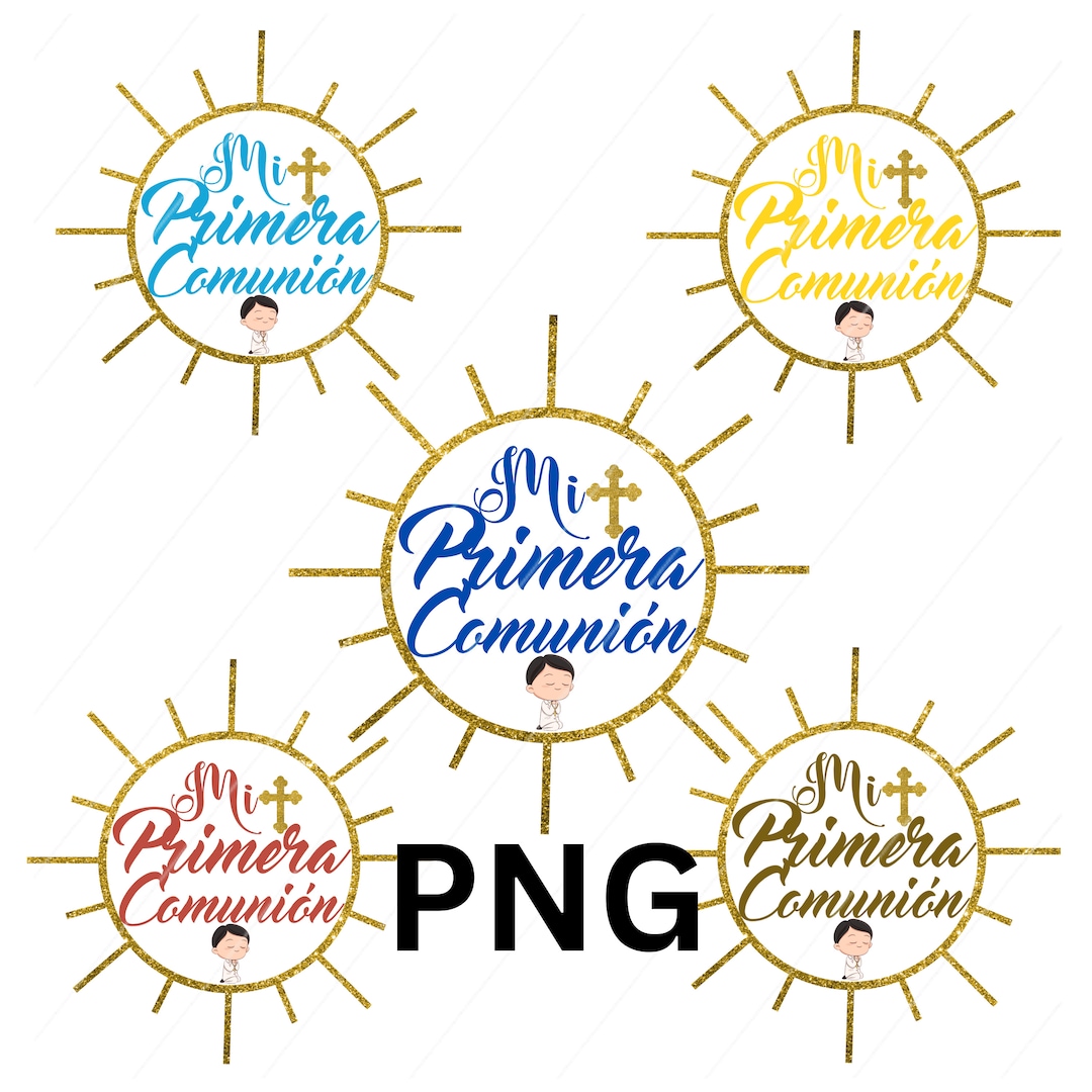 Mi Primera Comunion Boy Png Digital Design - Etsy