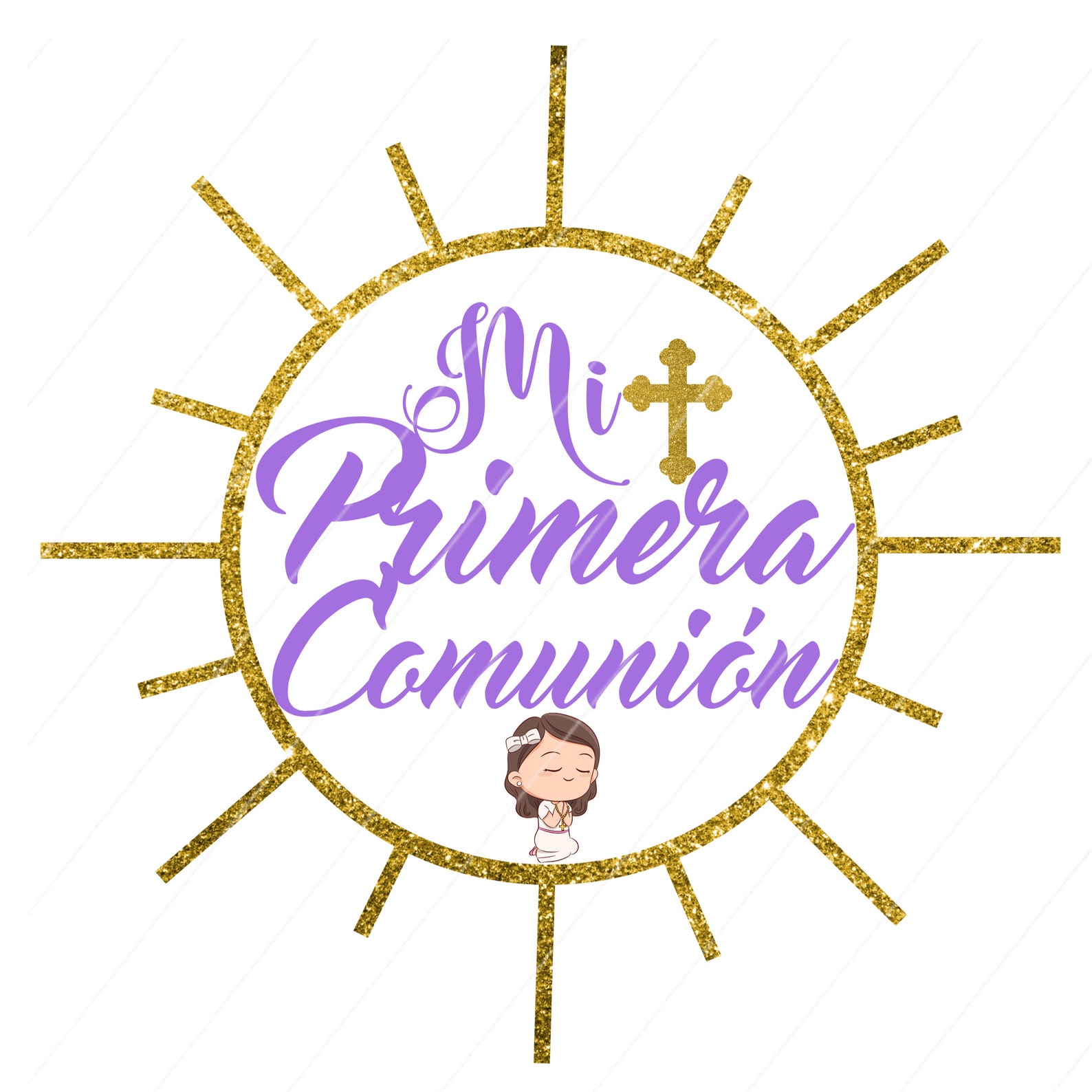Mi Primera Comunion Png Digital Design - Etsy