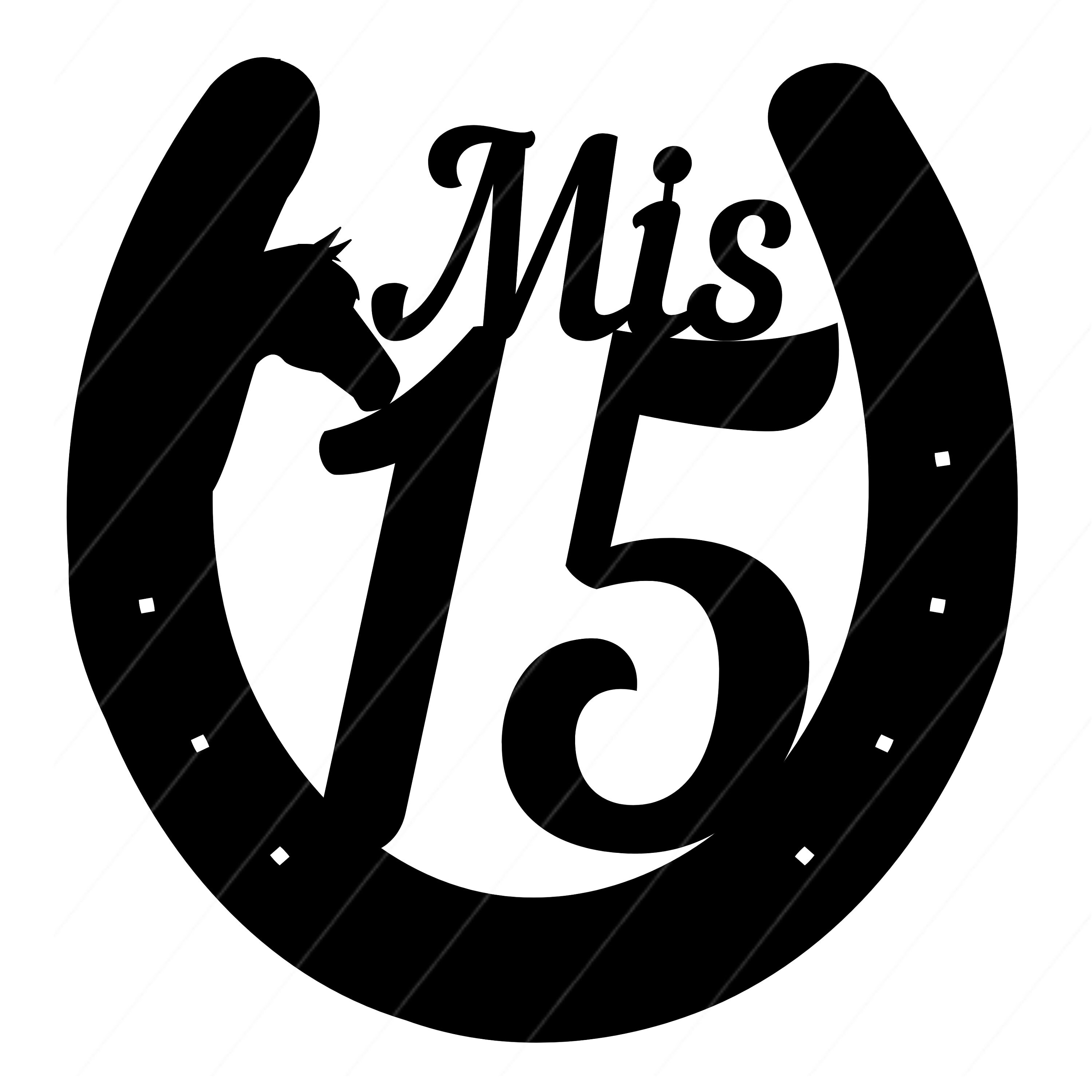 Mis 15 Cake Topper SVG and PNG Embellishments - Etsy