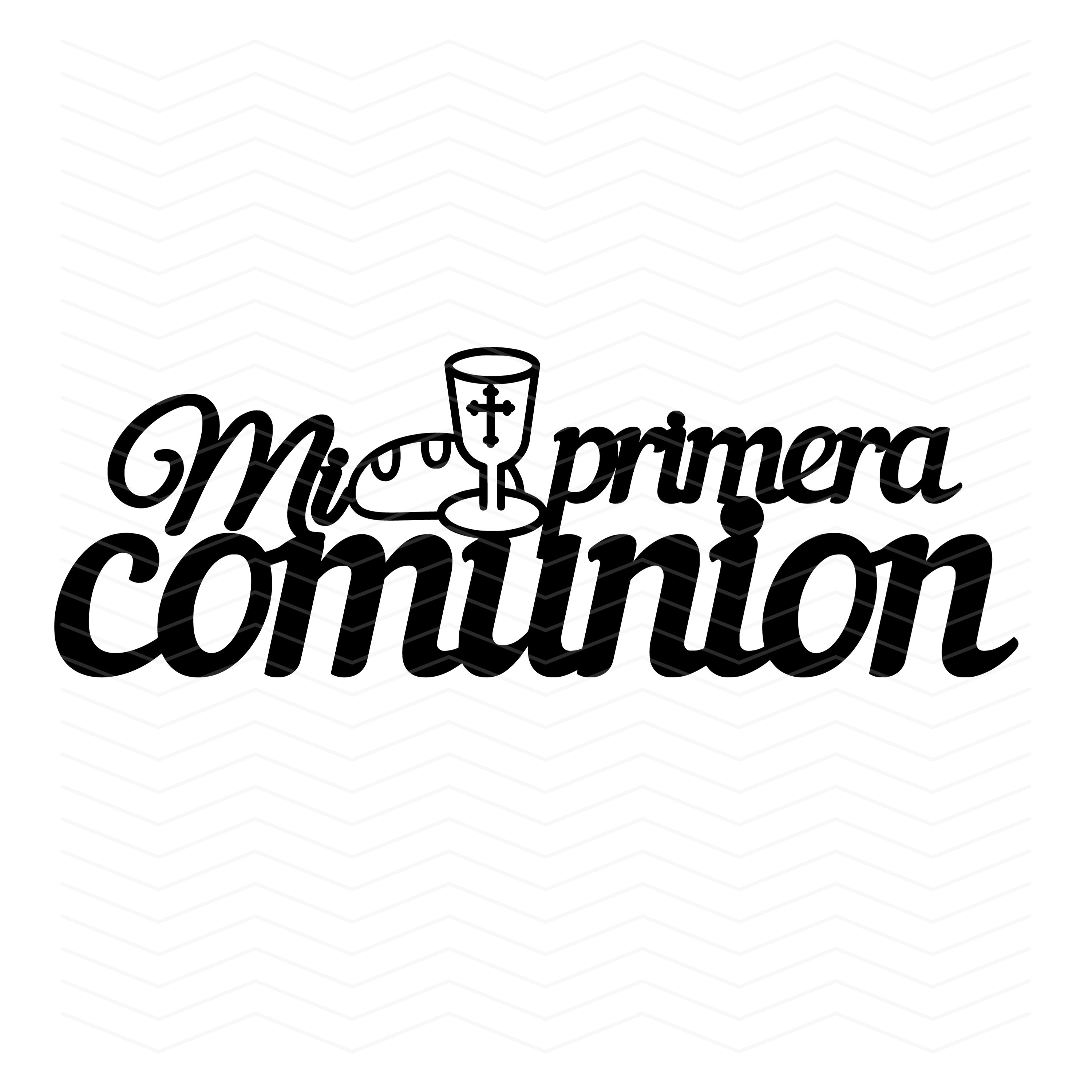 Mi Primera Comunion Spanish Svg Digital - Etsy