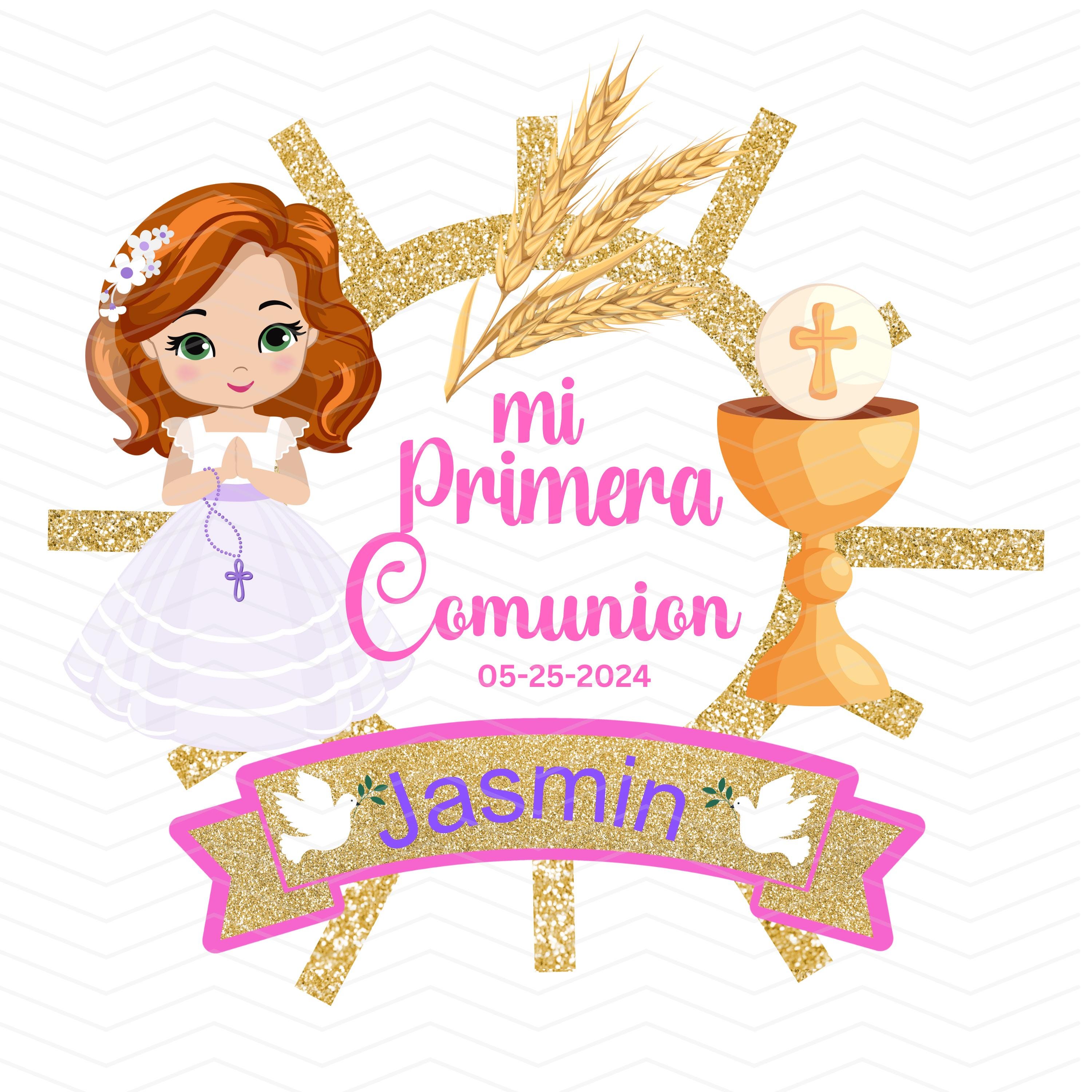 Mi Primera Comunion Girl Png Digital Design - Etsy