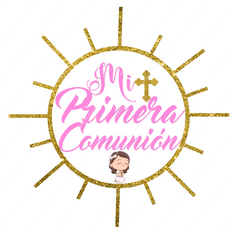 Mi Primera Comunion Png Digital Design - Etsy