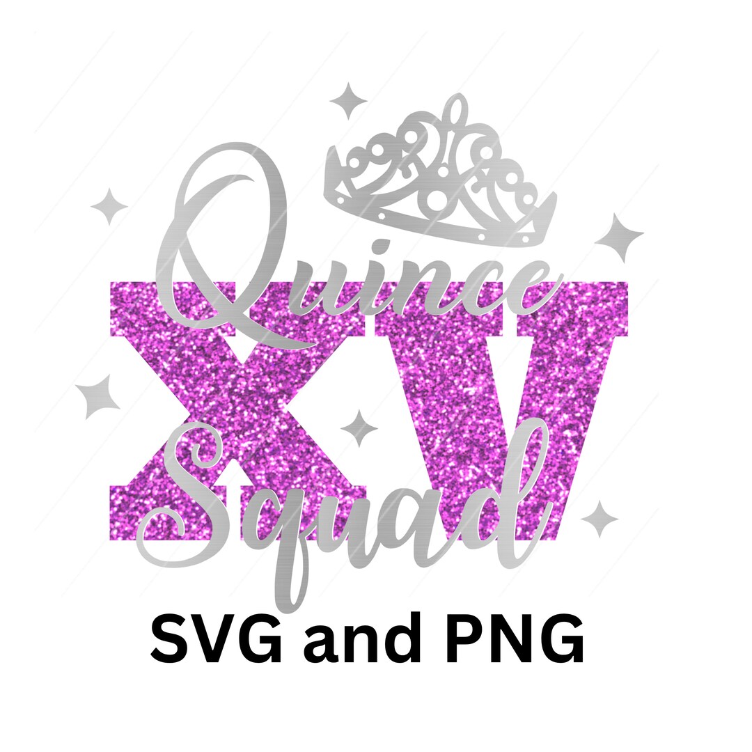 Crown Xv Squad Svg Design - Etsy