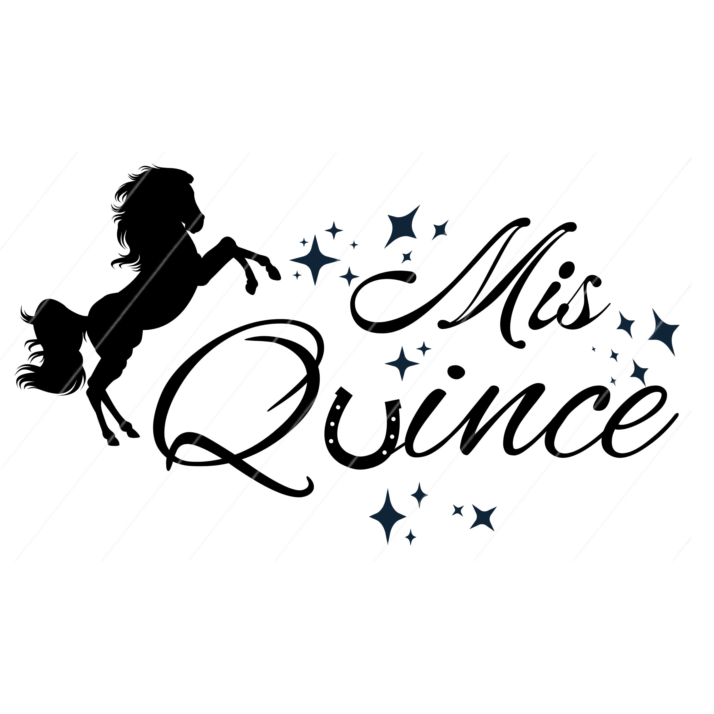 Mis Quince Horse Family SVG and PNG - Etsy