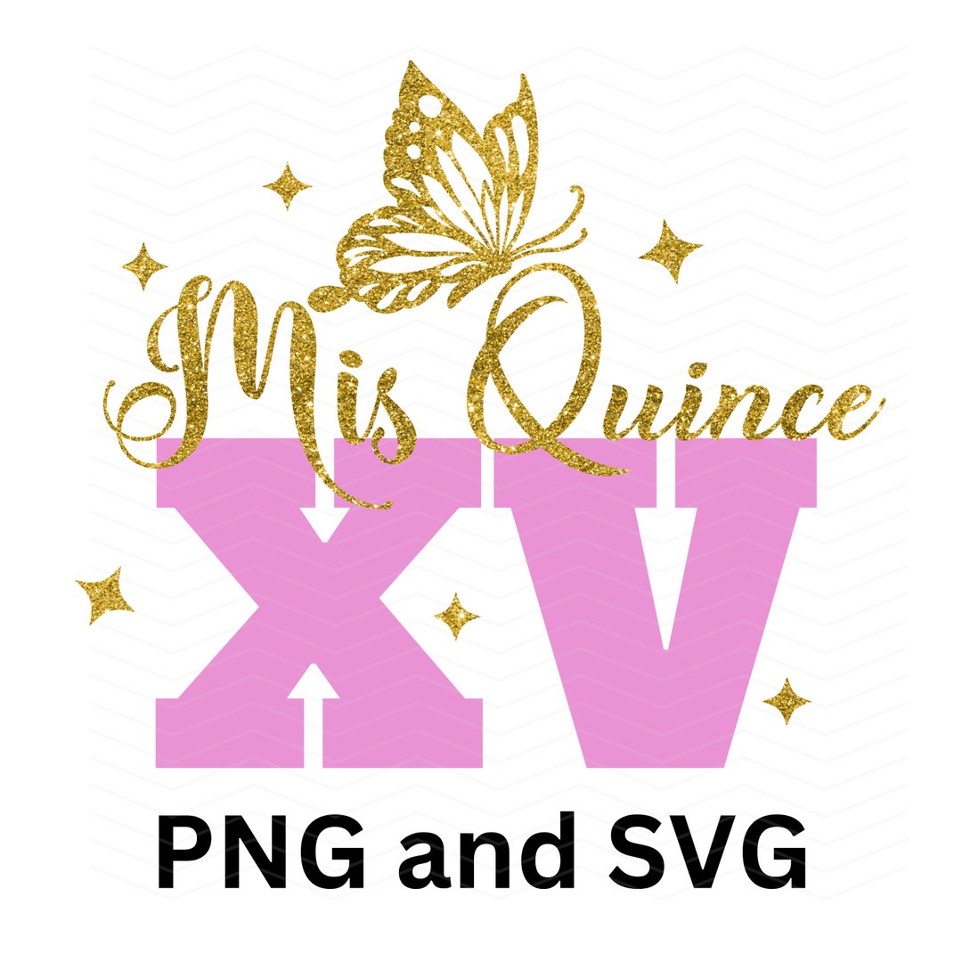 Mis Xv Butterfly Svg Design - Etsy