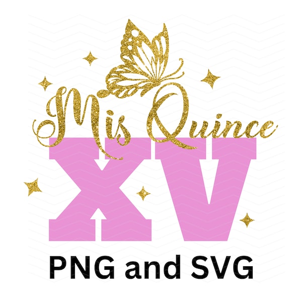 Mis Xv Svg - Etsy