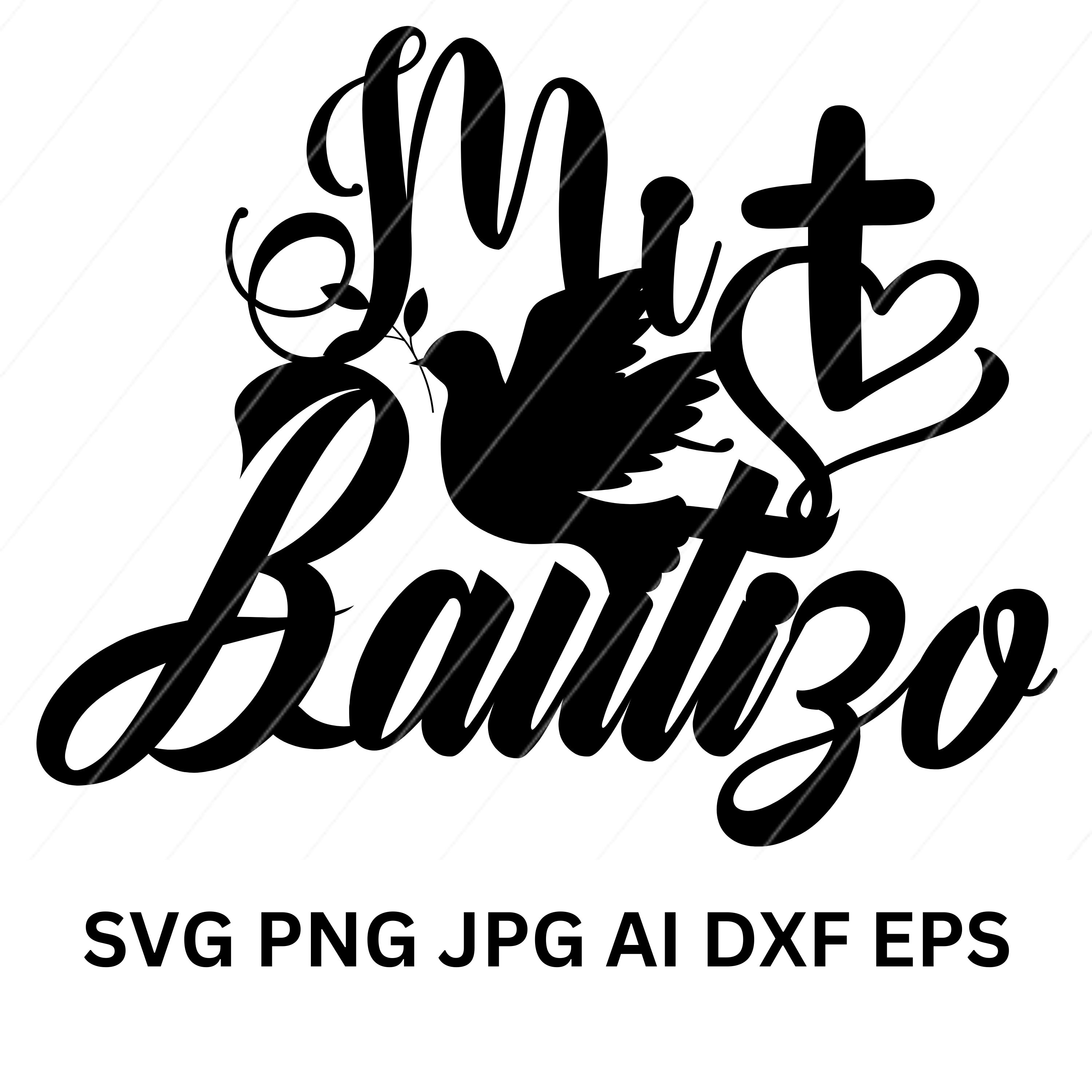Mi Bautizo Svg and Other Formats. - Etsy