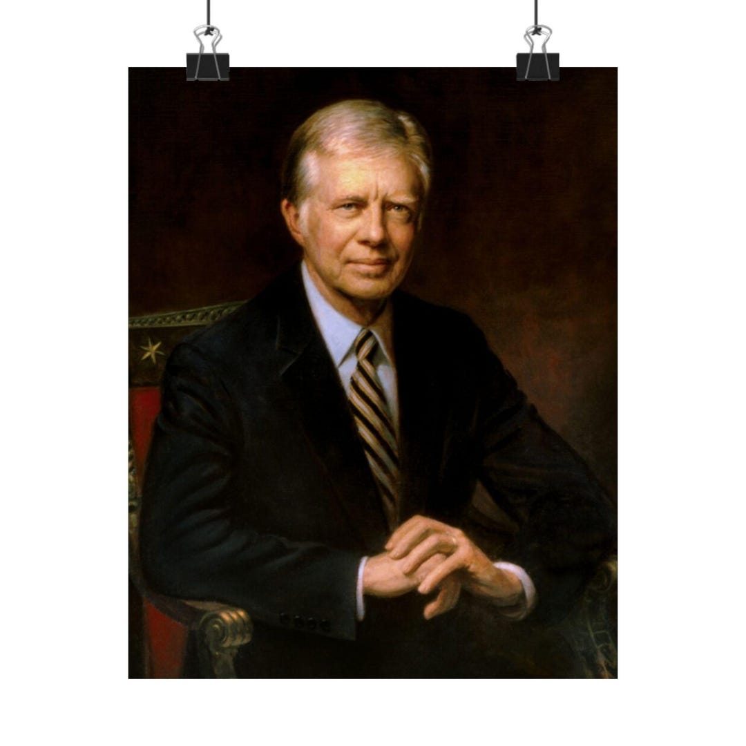 Jimmy Carter Poster, Political Art Posters, Jimmy Carter Portrait by ...