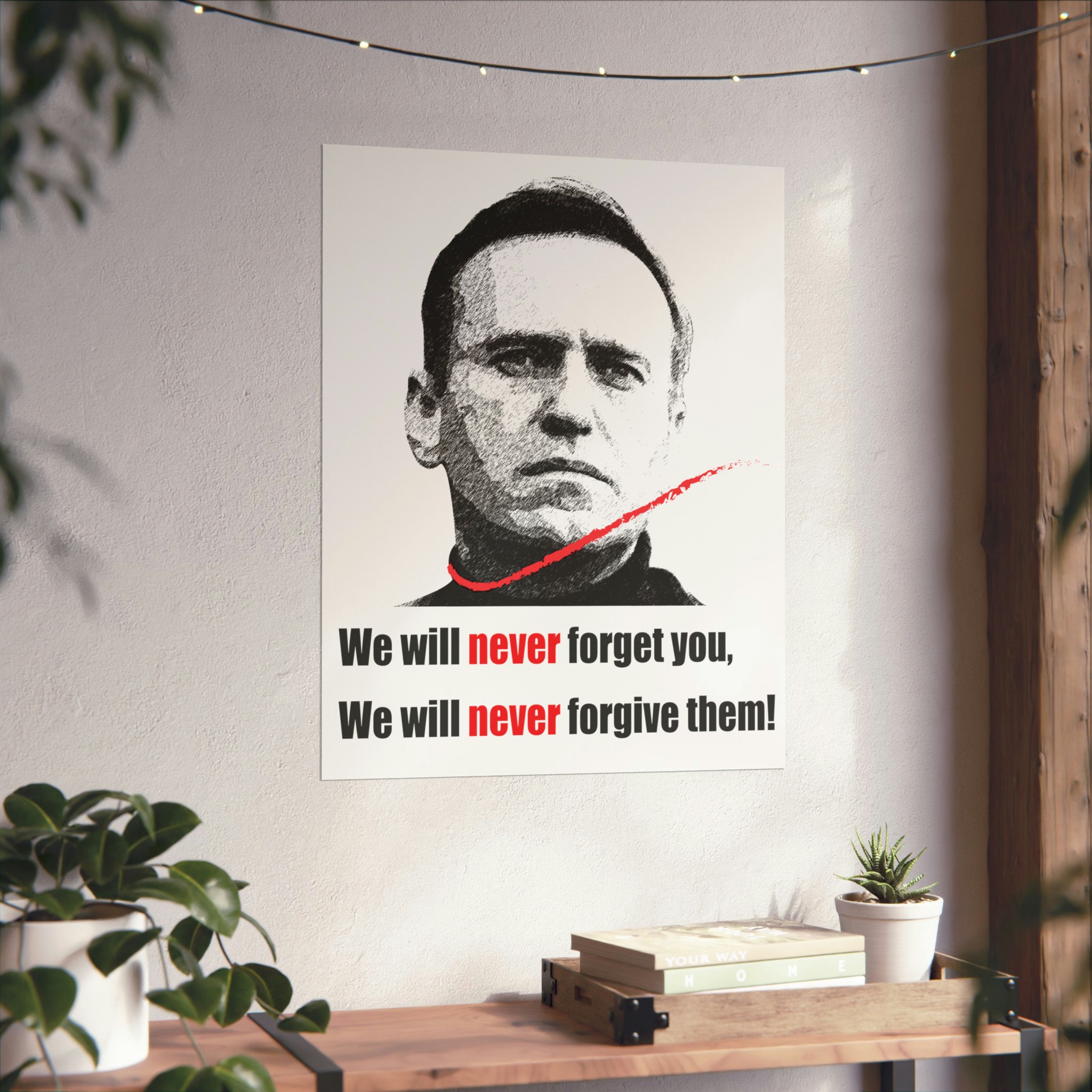 Alexei Navalny Poster, in Memory of Navalny Posters, We Will Never ...