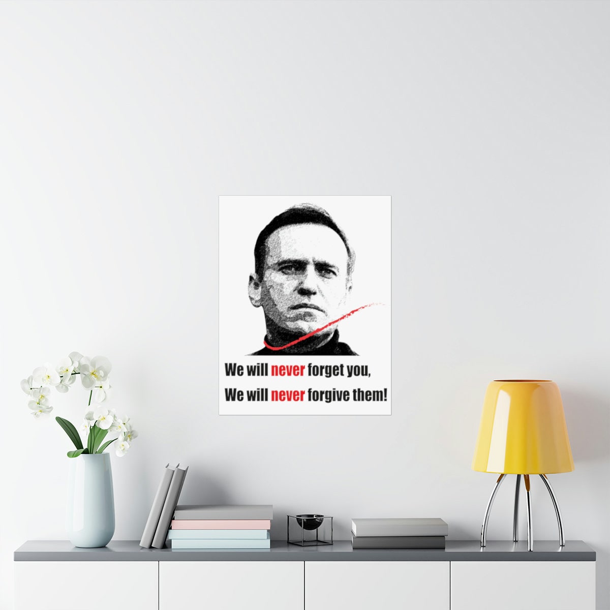Alexei Navalny Poster, in Memory of Navalny Posters, We Will Never ...