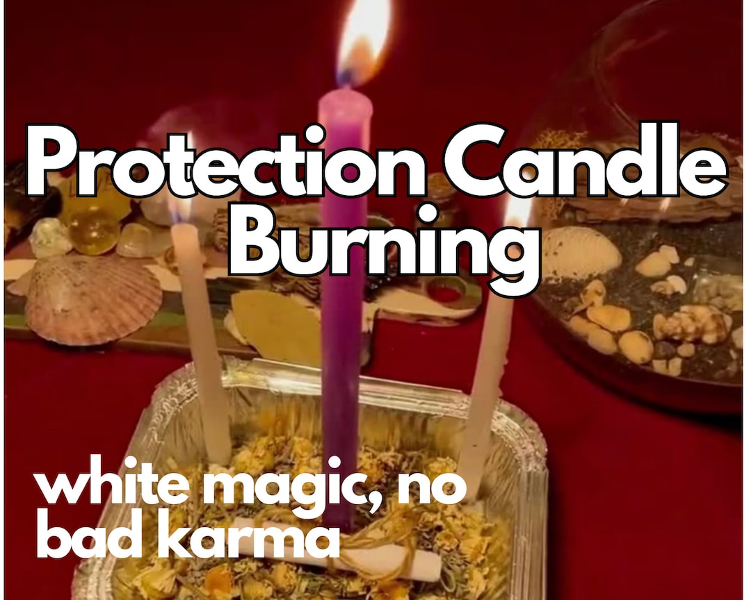 Protection Candle Burning From Hexes , Curses , Negative Energies and ...