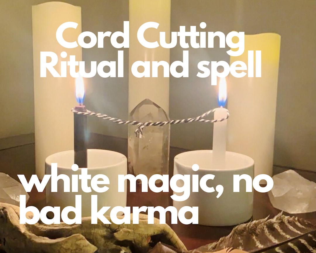 Cord Cutting Spell: White Magic Cord Cutting Ritual & Tarot Reading - Etsy