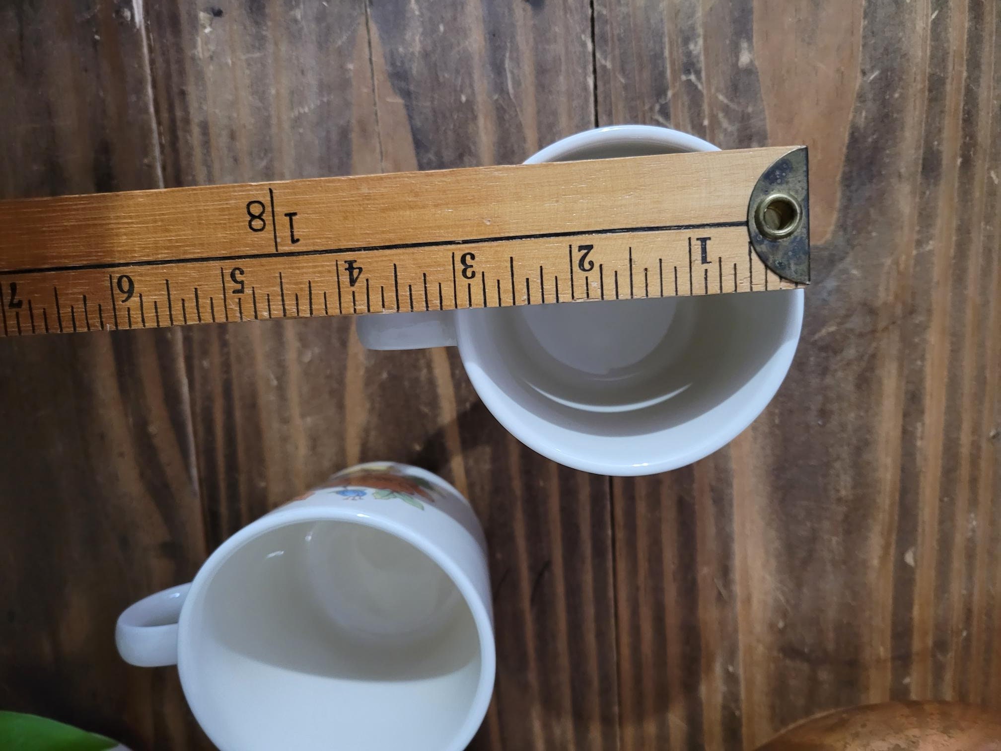 Vintage Corning Ware Coffee Mug Set Vintage Floral Corning Ware Cups ...