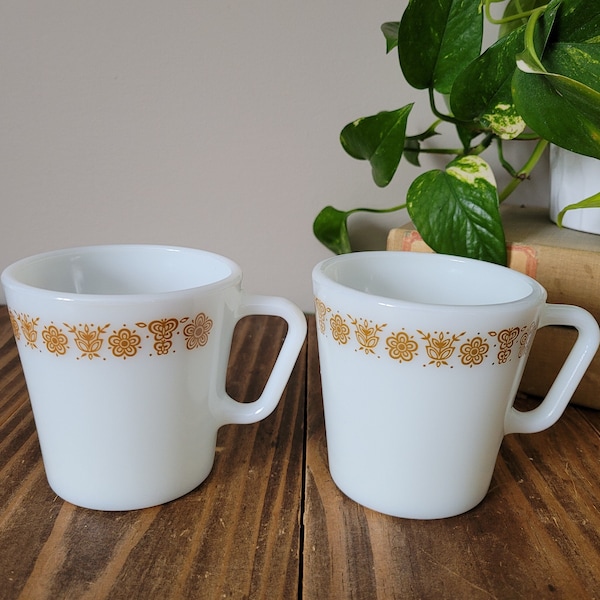 Vintage Pyrex Mugs - Etsy