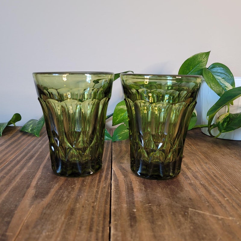 Green Glassware - Etsy