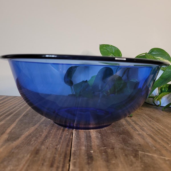 Cobalt Blue Pyrex Mixing Bowl - Etsy
