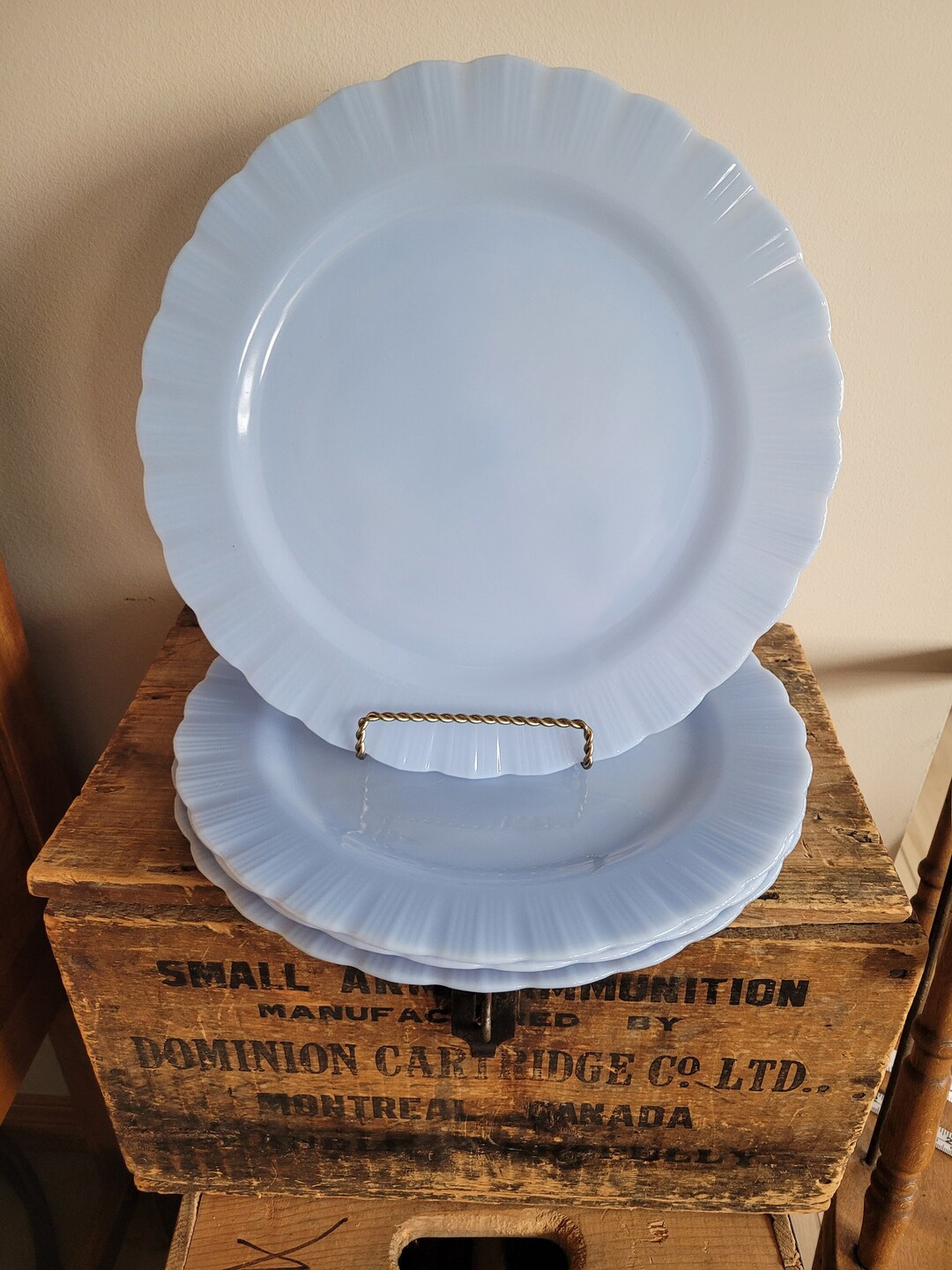 PYREX Delphite Blue Cake Plates | Rare Collectible Pyrex Blue Delphite ...