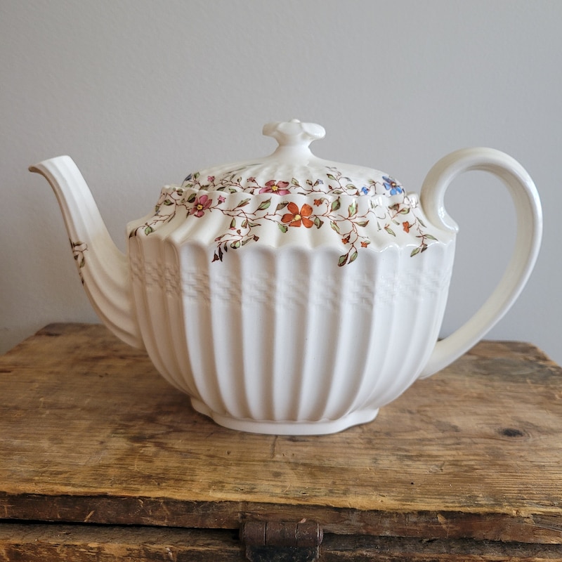 Bone China Teapot - Etsy