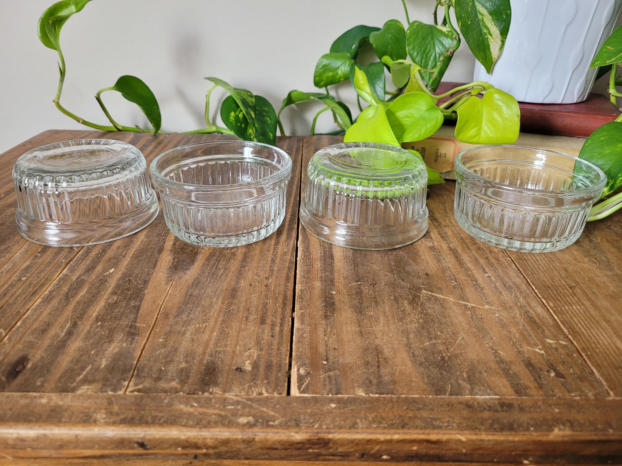 Anchor Hocking Clear Glass Baking Ramekins Clear Glass - Etsy