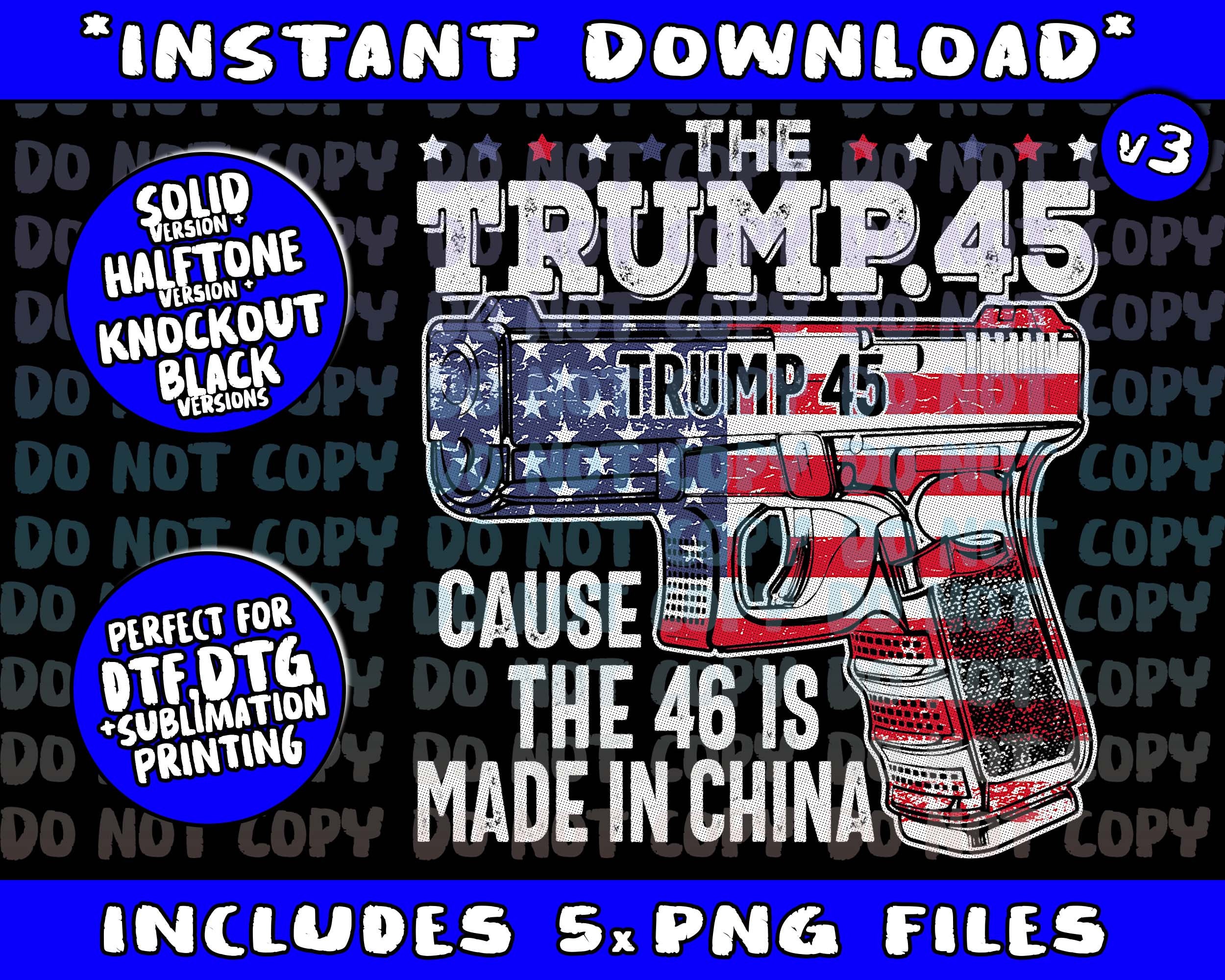 45 American Flag the Trump 45 Cause the 46 is Made in China - Etsy