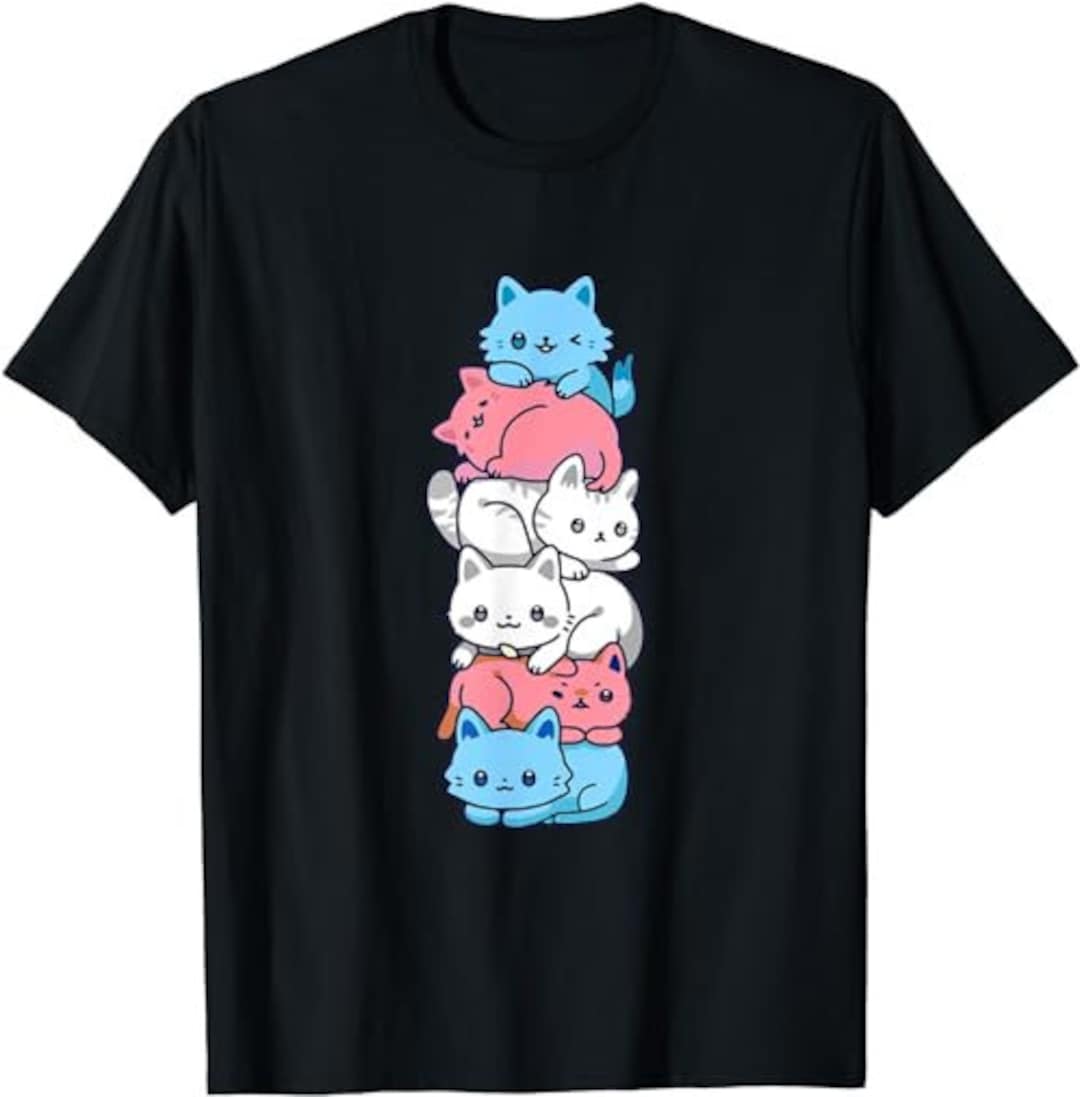 Transgender Pride Cat LGBT Trans Flag Cute Cats Pile Gifts - Etsy