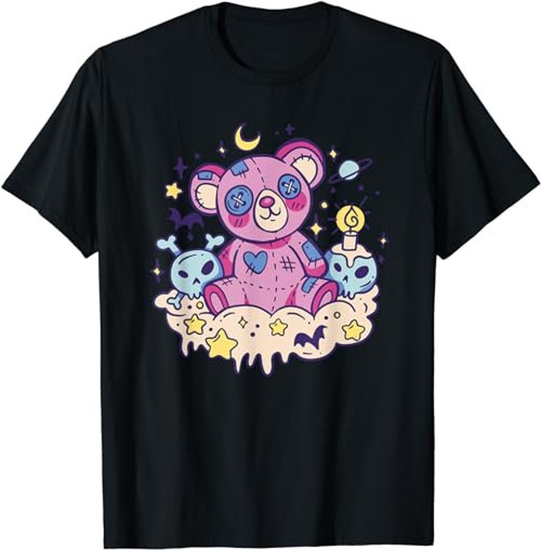 Pastel Nu Goth Kawaii Teddy Bear Creepy Occult Menhera Japan - Etsy