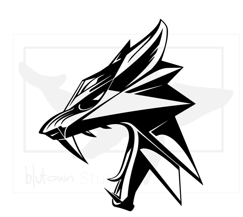 The Witcher | Wolf Side View Logo, Svg|png|jpg|dxfdigital Download - Etsy