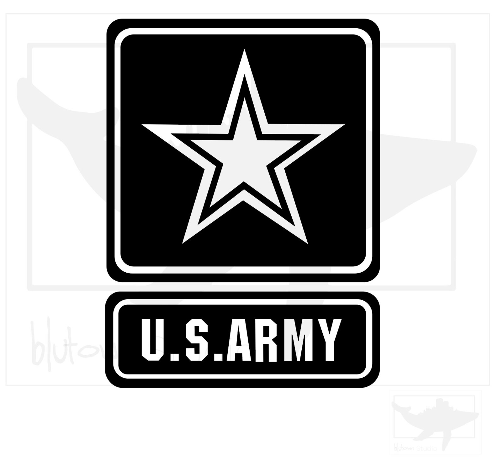 US Army Military Logo Svg Png Jpg Digital Download - Etsy