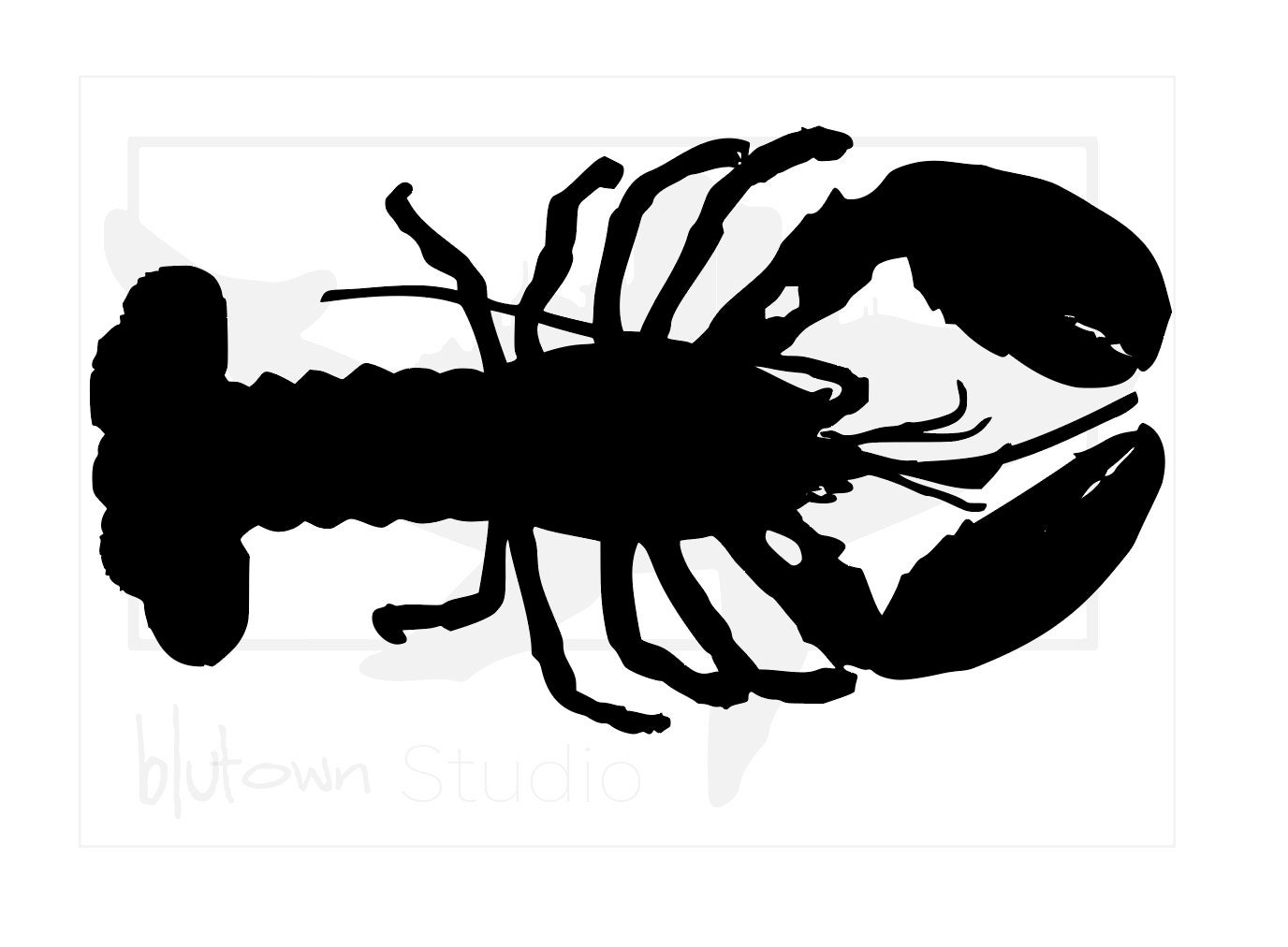 Lobster Silhouette Svg Png Jpg Digital Download - Etsy