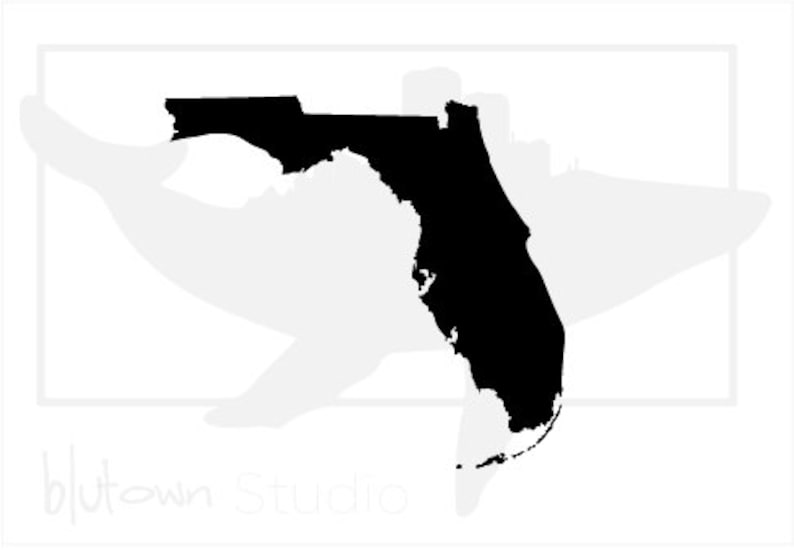 Florida Silhouette SVG PNG JPG Digital Download - Etsy