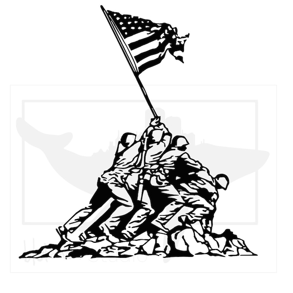 Iwo Jima File Dxf - Etsy