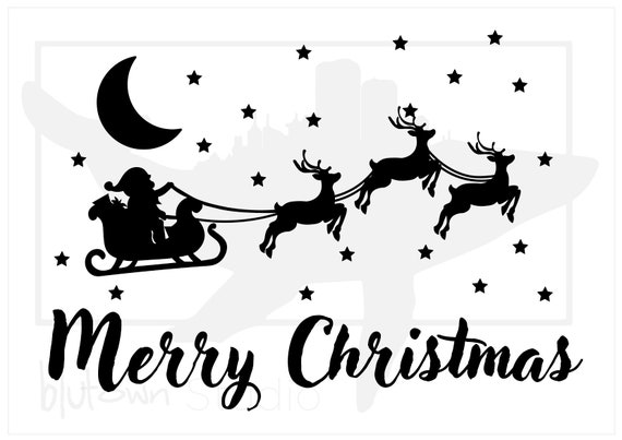 Santa Silhouette Png