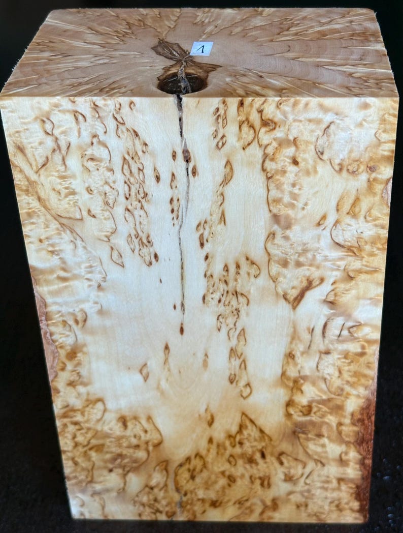 Karelian Birch Wood Blocks: Kiln Dried Hardwood for Skilled Woodworker ...
