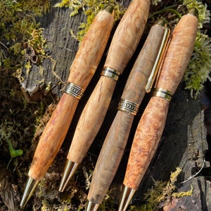 Karelian Birch Pen Blocks. Set of 5 Pieces. 30x30x130mm - Etsy