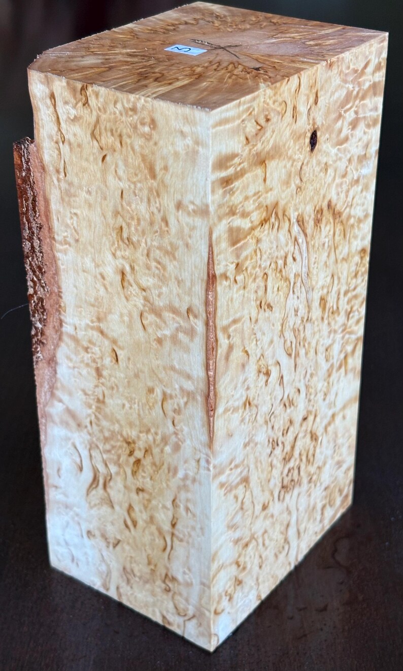 Karelian Birch Wood Blocks: Kiln Dried Hardwood for Skilled Woodworker ...