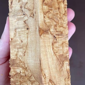 Curly Birch Blocks for Woodworking. Set of 3 Blocks. Kiln Dried Rare ...