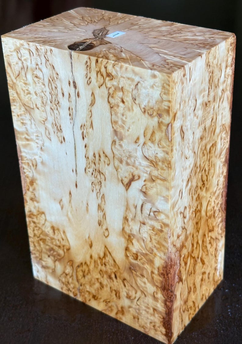 Karelian Birch Wood Blocks: Kiln Dried Hardwood for Skilled Woodworker ...