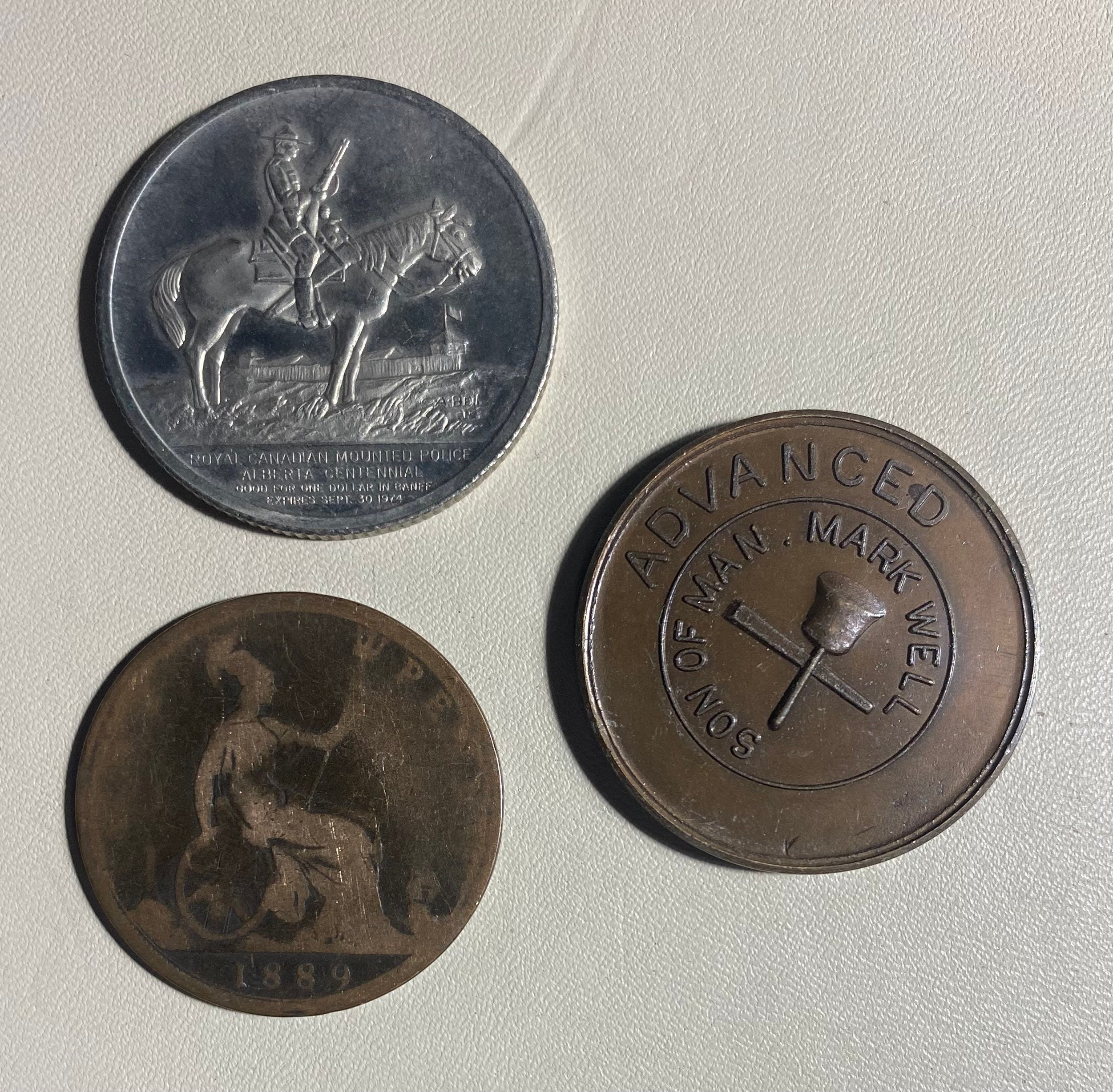 10 COIN Mix old World Classic Token / Commemorative Coin / Medallion ...