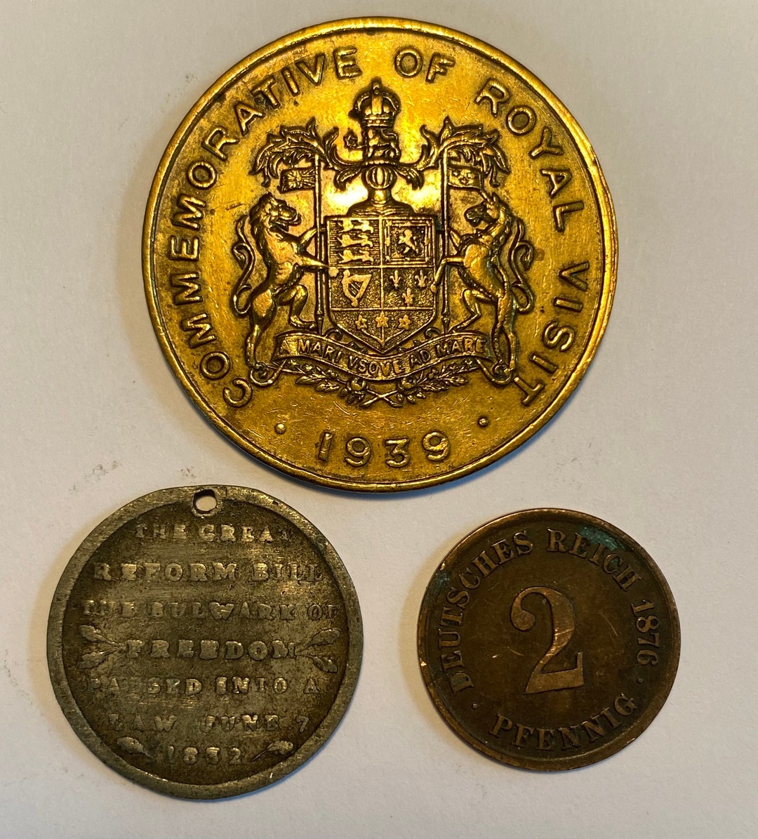 10 COIN Mix old World Classic Token / Commemorative Coin / Medallion ...