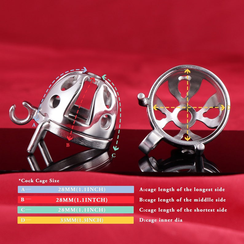 Shes Tiny Male Micro Chastity Device Sissy Chastity Cage Ultra Small Metal Cock Device Mature