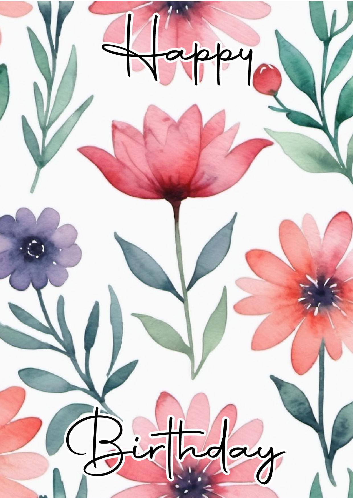 Happy Birthday Postcards - Etsy