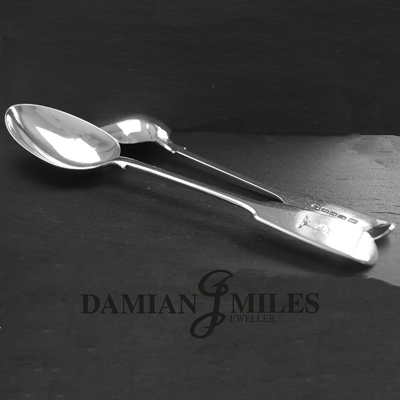 Pair Antique Table Spoons, Exeter Hallmark, 1862 - Etsy