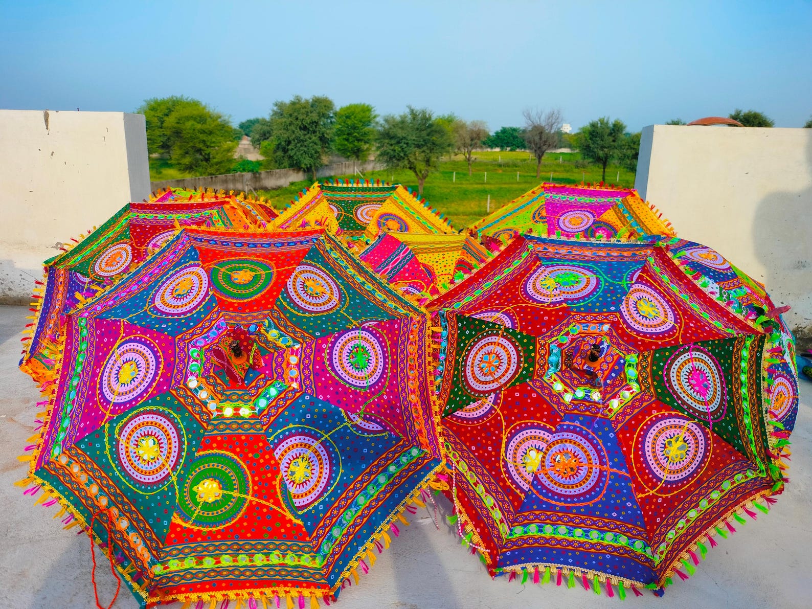 Wholesale Lot Indian Wedding Umbrella for Decorations Traditional ...