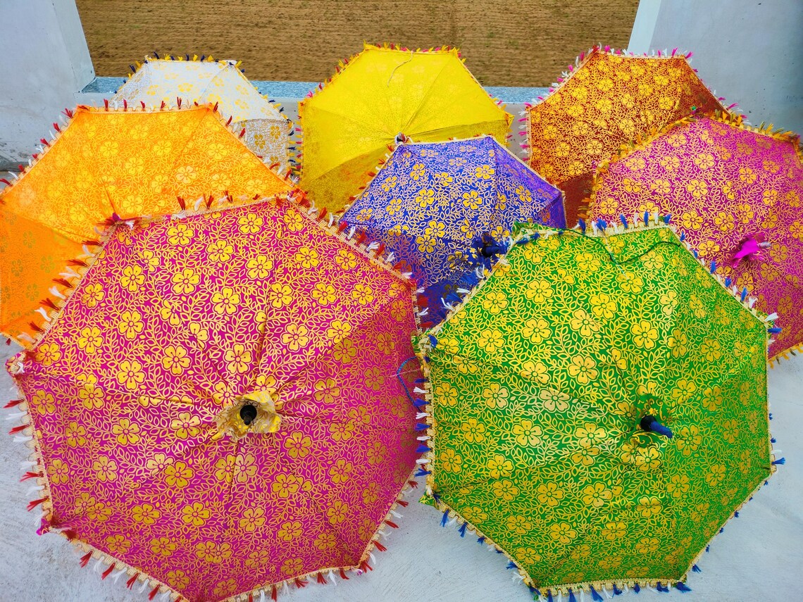 Wholesale Lot Indian Wedding Umbrella for Decorations Traditional ...